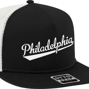 Philadelphia Script Baseball Font Snapback Trucker Hat NOFO_H005 - Etsy