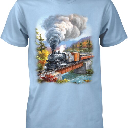 Train T-shirt Train T Shirts Railroad Shirt Train Tshirt - Etsy