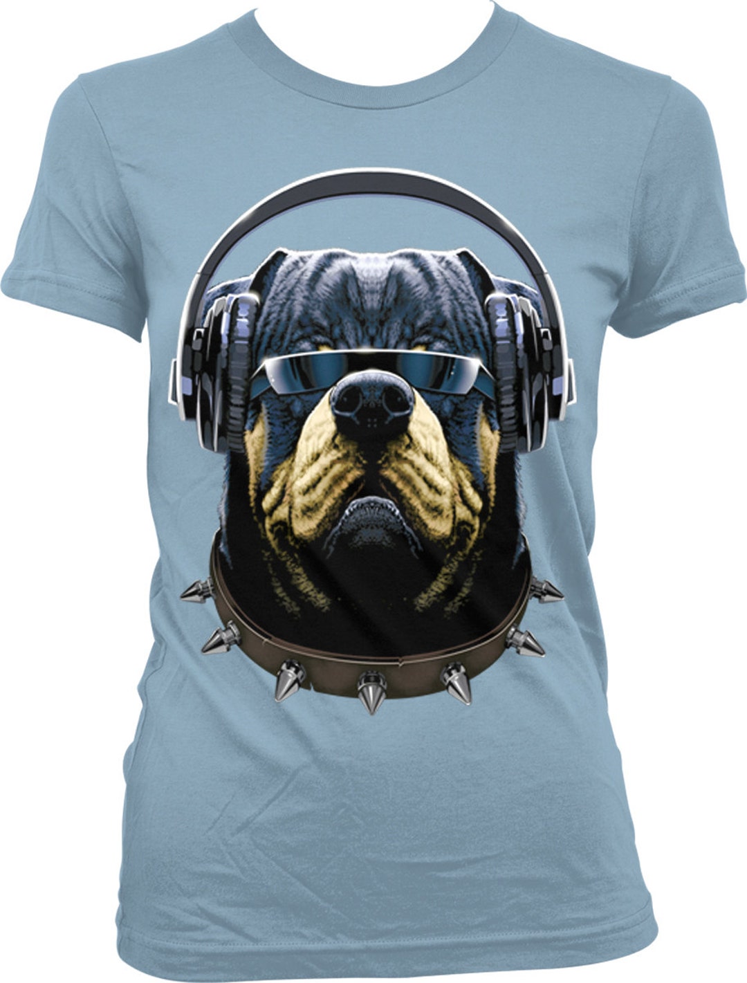 Rottweiler With Headphones and Sunglasses DJ Rotty Juniors - Etsy