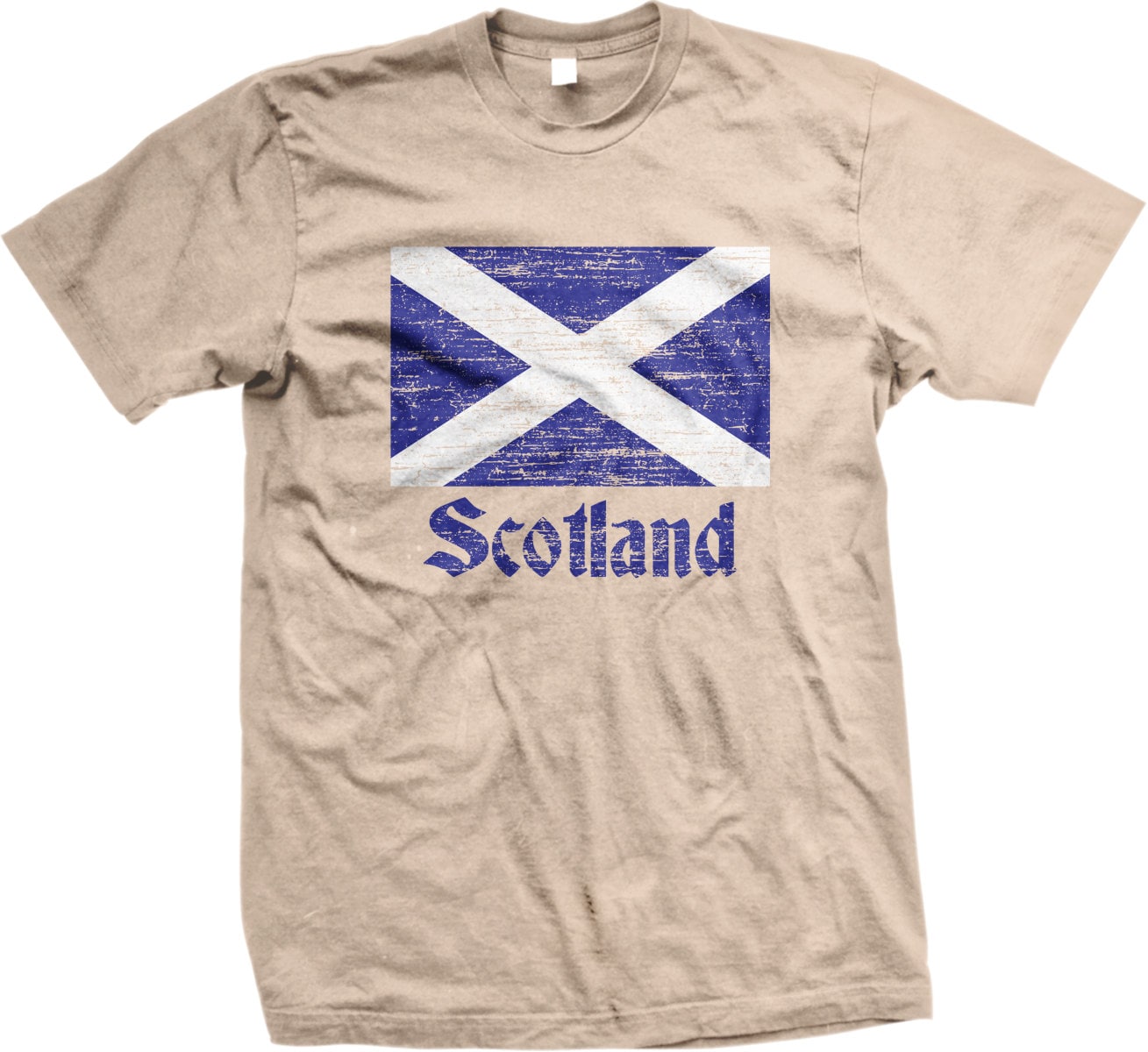 Flag of Scotland Scottish Flag Saltire Men's T-shirt - Etsy