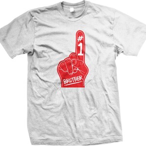 Number 1 Brother Number One Brother Foam Finger Men's - Etsy