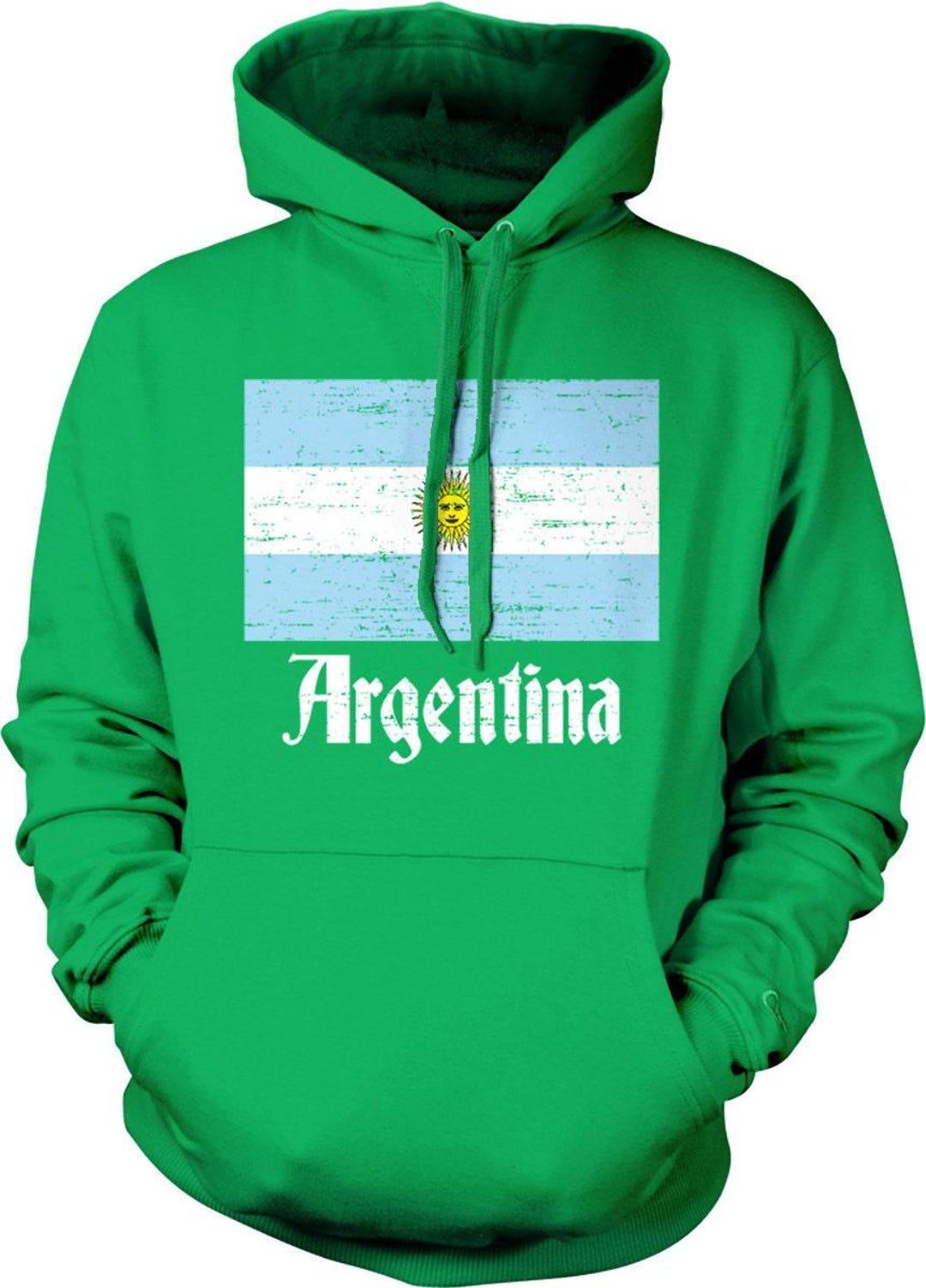 Argentina Hoodie: Official Ceremonial Flag Design - Soccer Pride, NOFO ...