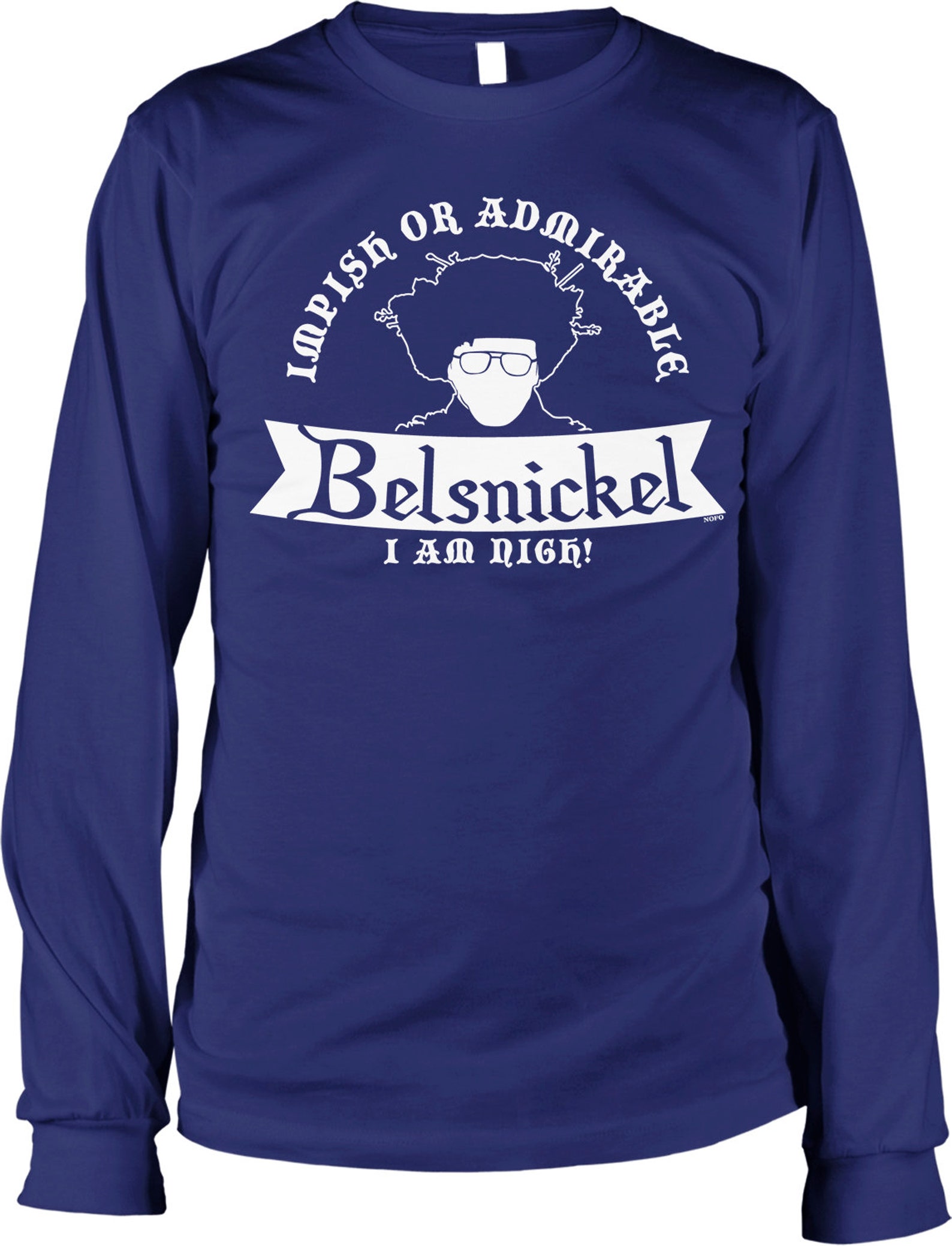Belsnickel Impish or Admirable I Am Nigh Men's Long | Etsy