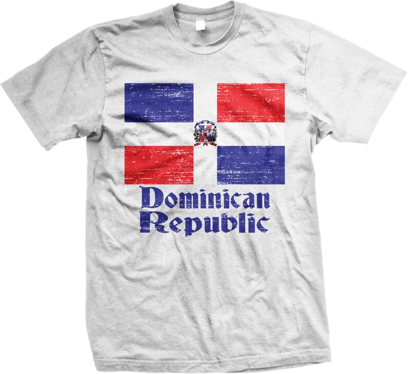 Flag of Dominican Republic Dominican Pride Men's T-shirt - Etsy