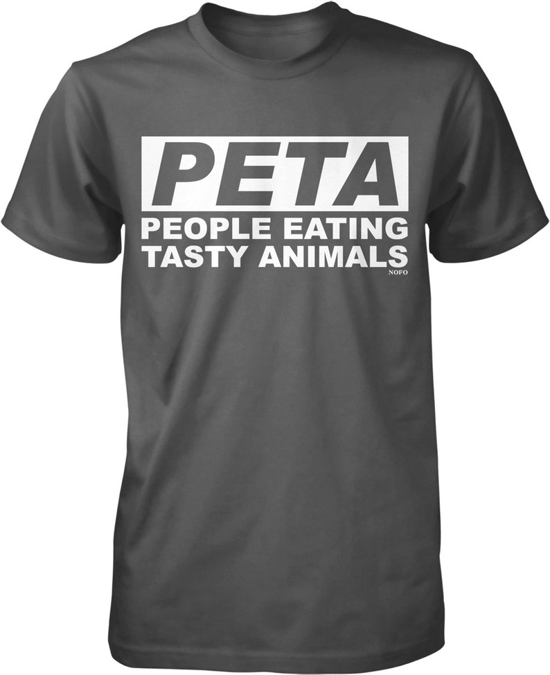 PETA People Eating Tasty Animals Men's T-shirt NOFO_00768 - Etsy