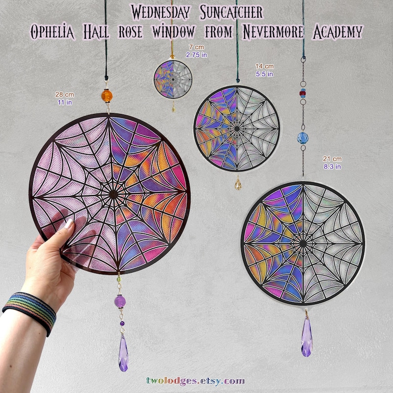 Wednesday Stained Glass Window - Etsy