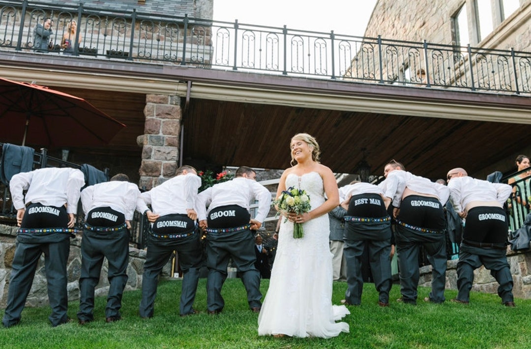 Wedding Boxer Briefs SET OF 4 Wedding Boxer Briefs, Printed Wedding ...