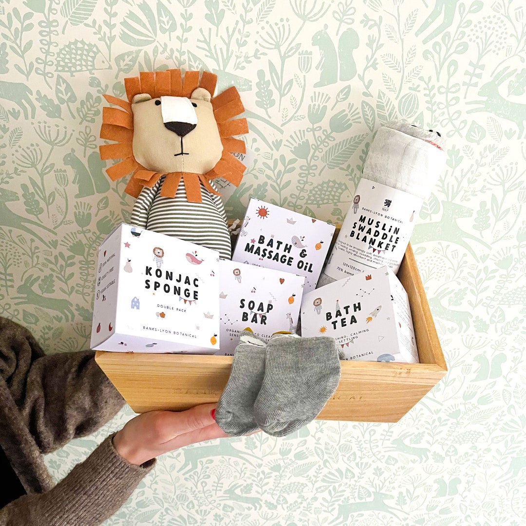 Congratulations Wooden Baby Gift Set - Christening, Baby Shower New ...