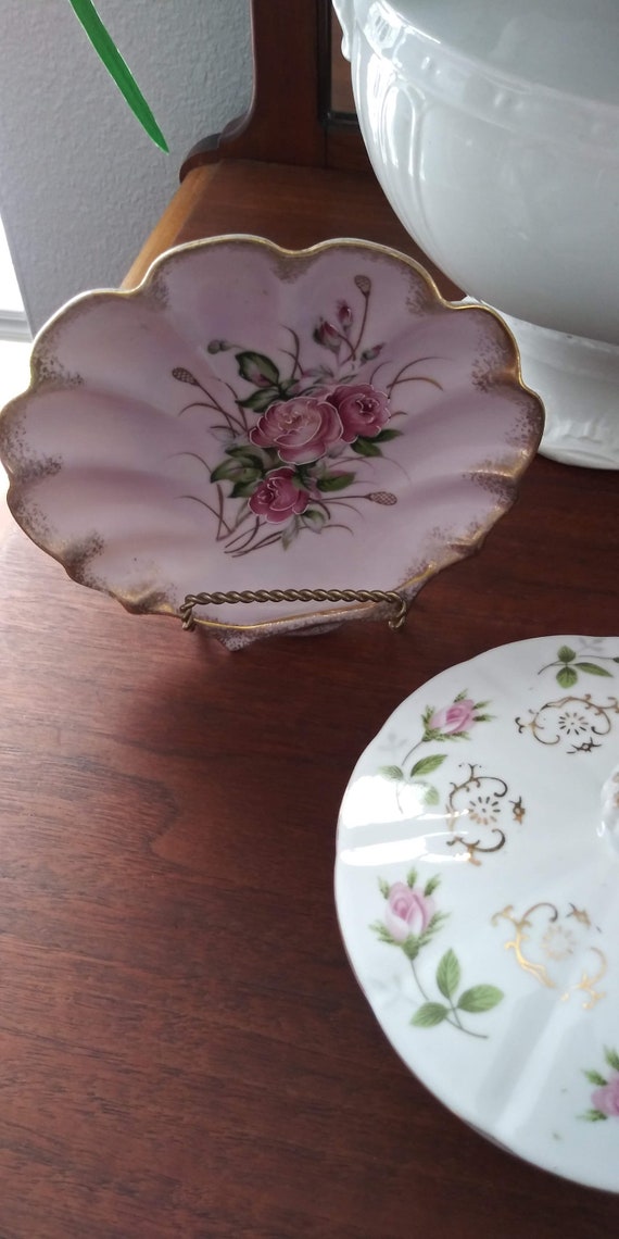 French Boudoir Chic Collection of Pink and White, Foo… - Gem