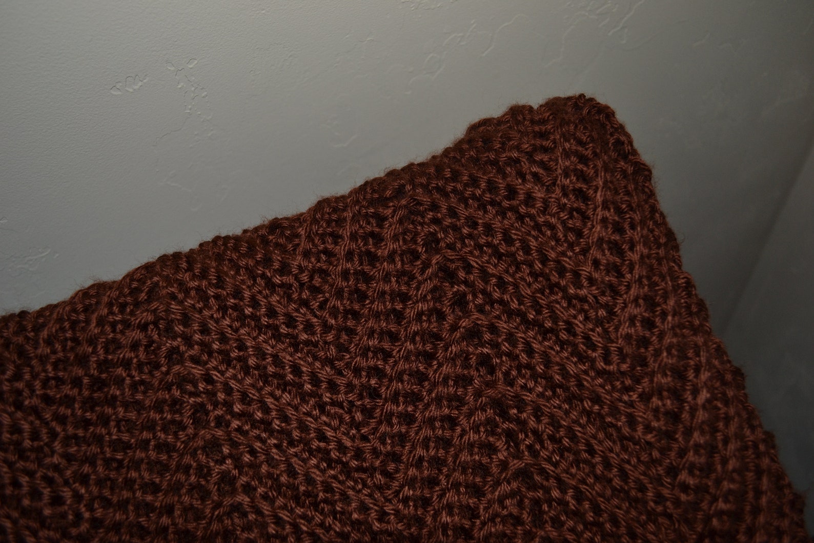 Handmade Crocheted Afghan Blanket Brown - Etsy