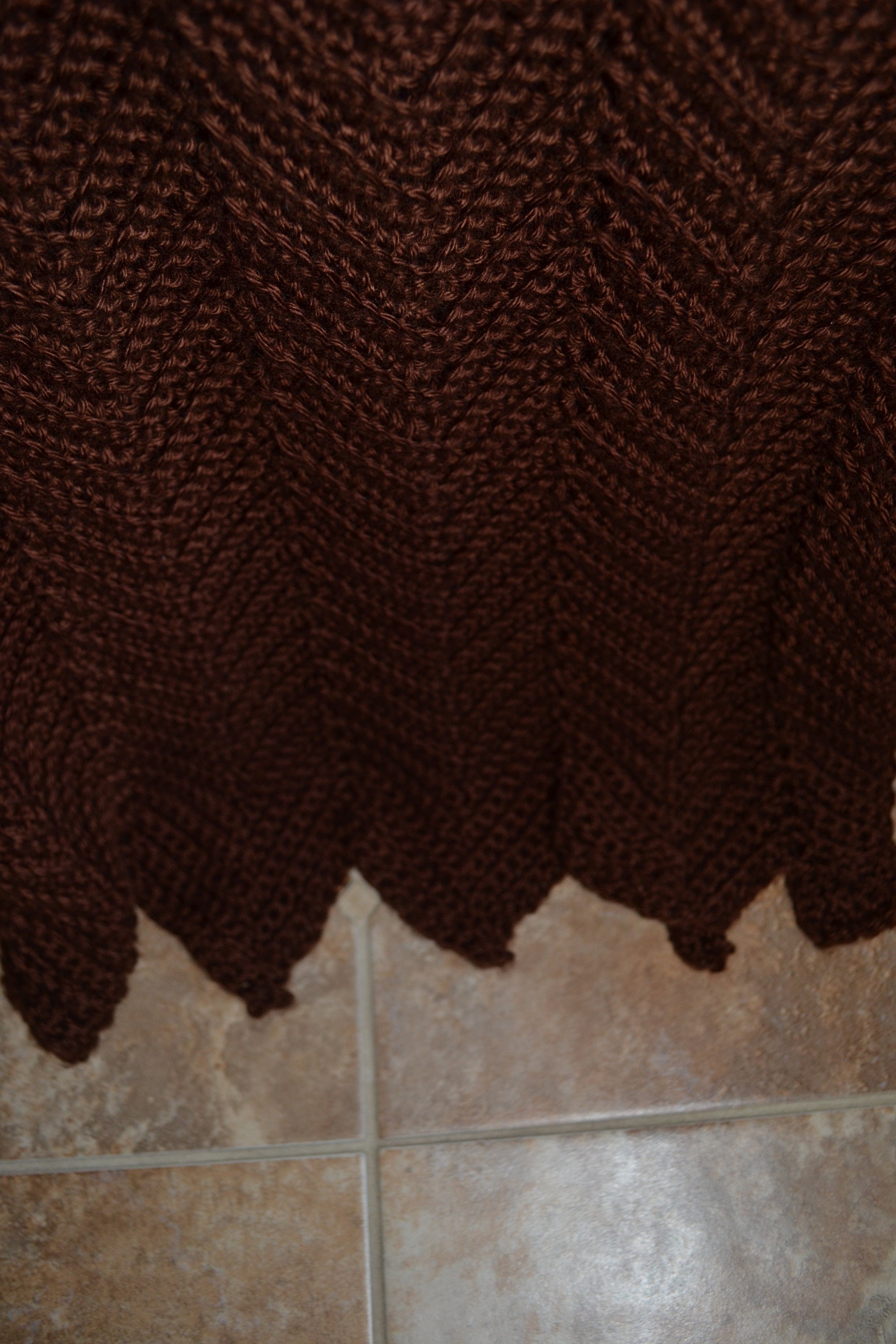 Handmade Crocheted Afghan Blanket Brown - Etsy