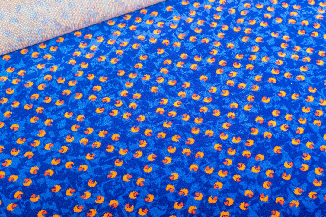 Stagecoach Bus Blue Beachball Moquette Fabric Sold by the Metre - Etsy UK
