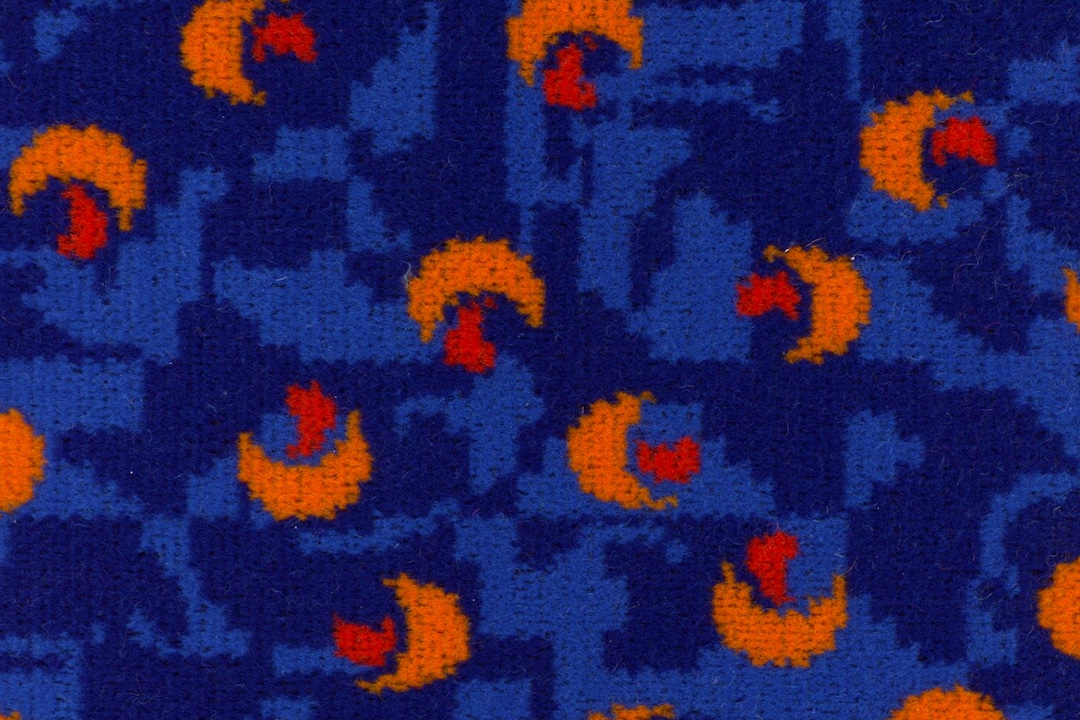 Stagecoach Bus Blue Beachball Moquette Fabric Sold By The Etsy