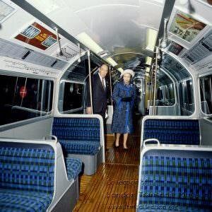 London Underground and London Bus Victoria Line, Blue Straub Moquette ...