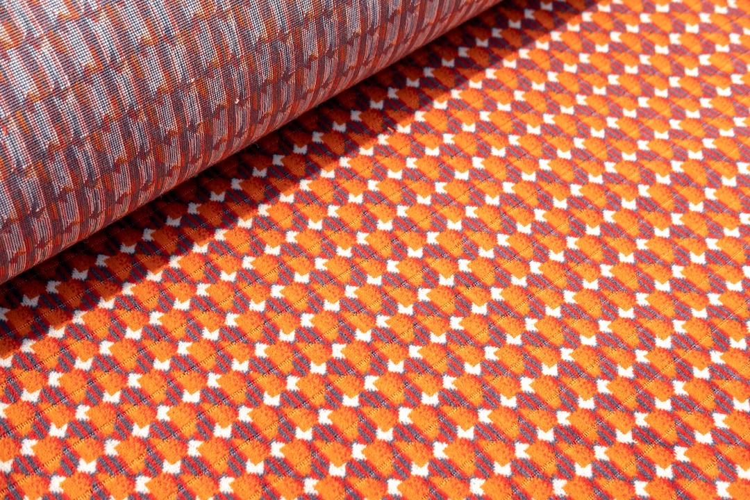 Glasgow Subway (clockwork Orange) Moquette Fabric Sold by the Metre - Etsy