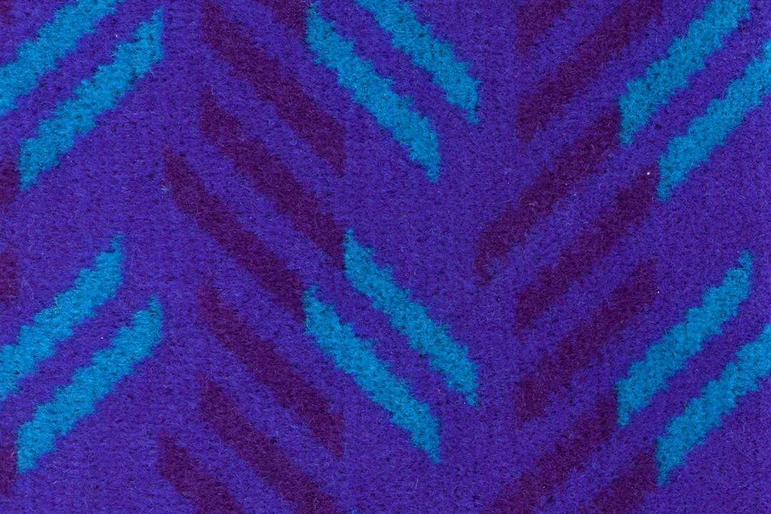 British Rail Blue Blaze Moquette Fabric Sold by the Metre blaize Blue ...