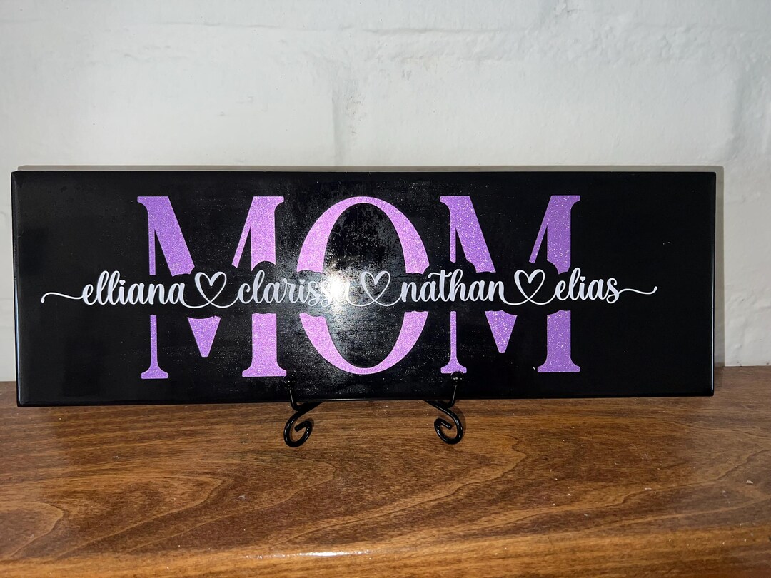 Mom Tile Sign - Etsy