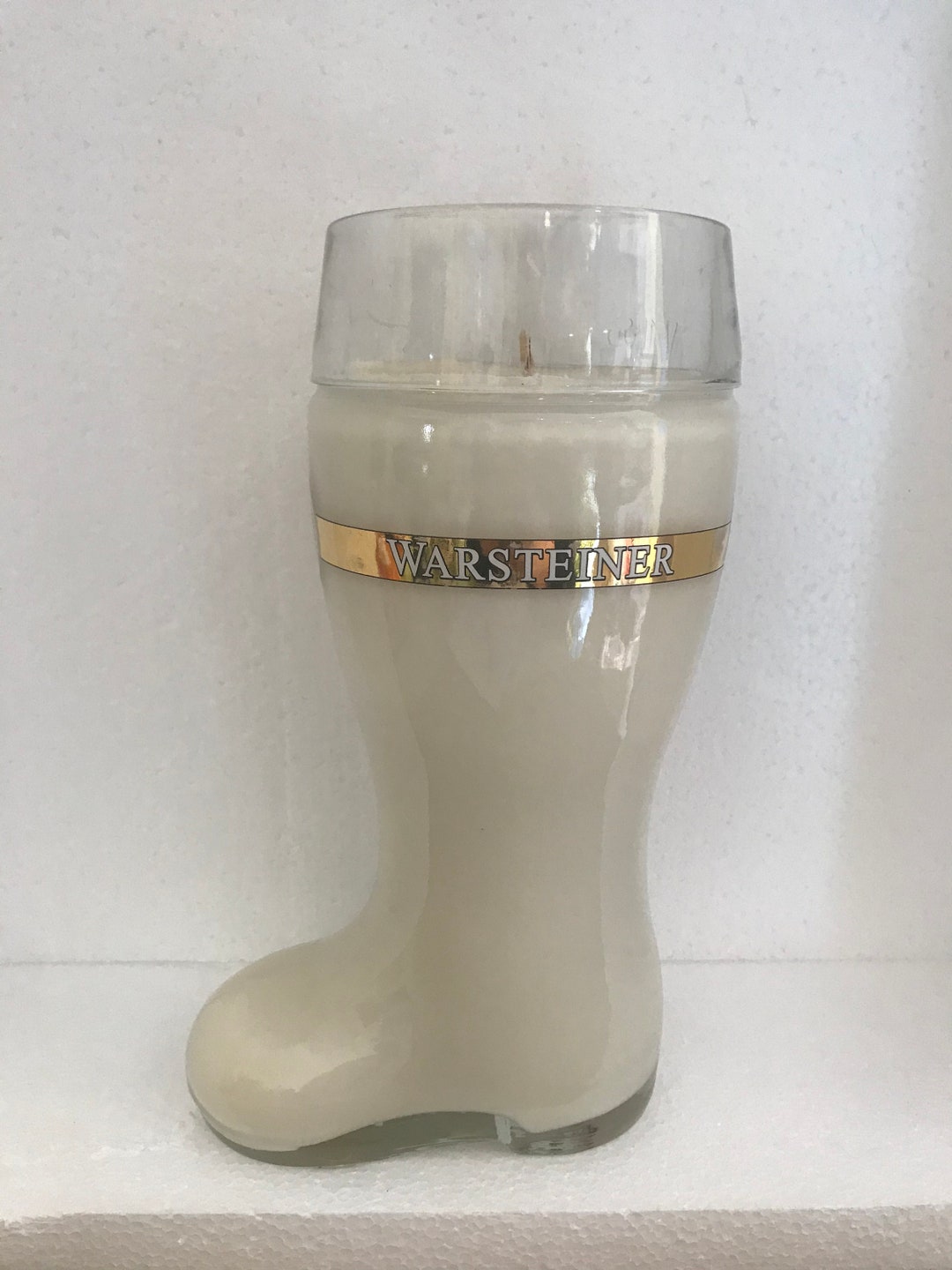100% Soy Wax, Warsteiner 'das Boot' GIANT, Up-cycled Cocktail Candle - Etsy