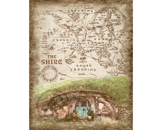 Hobbit Shire Map