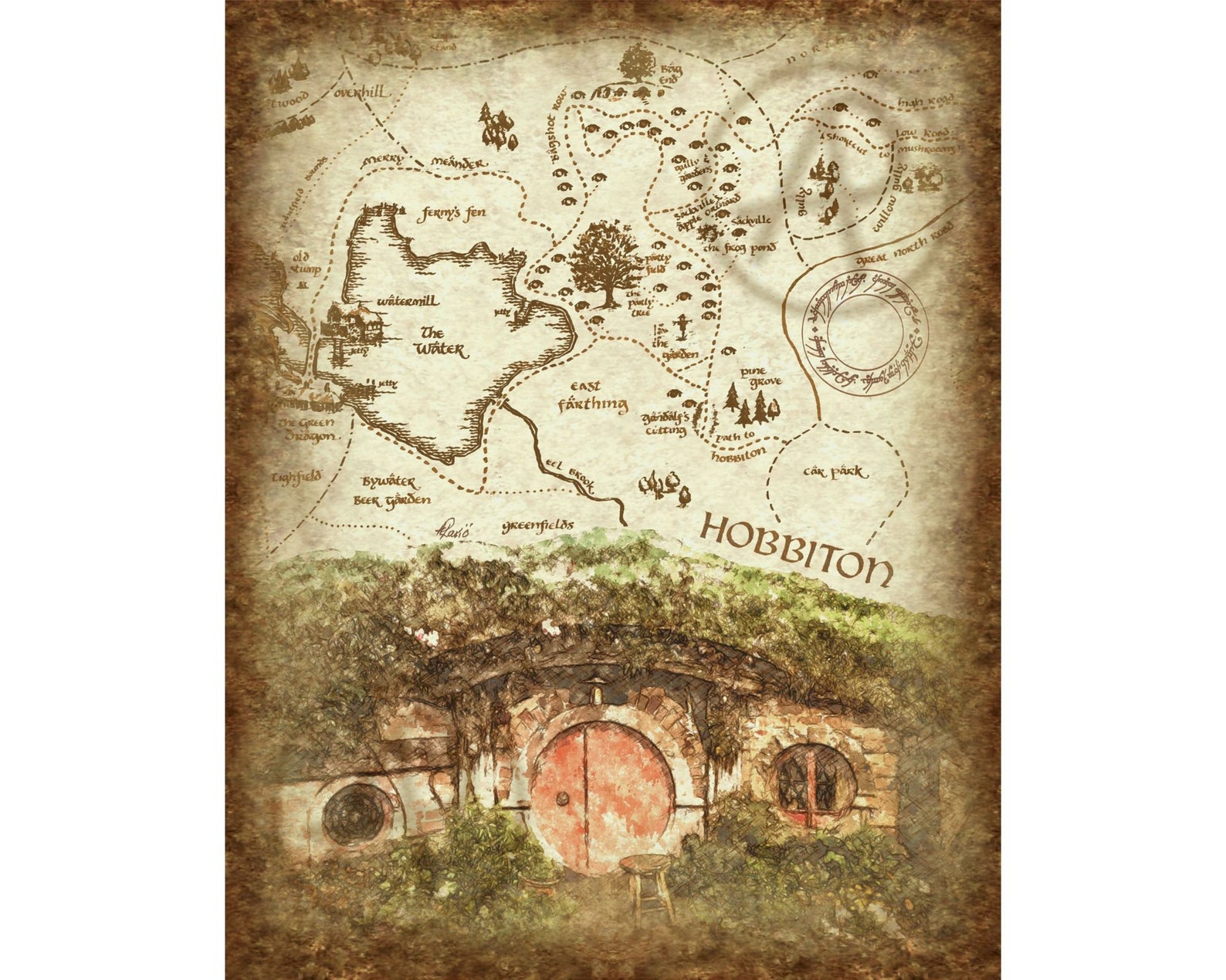 Hobbiton Map
