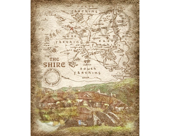 Hobbit Shire Map