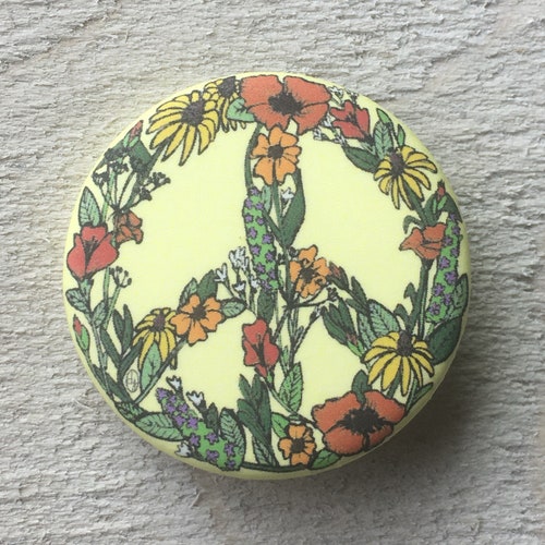 Peace Sign Gift Set of 20 Buttons Pinback Flatback Hollowback - Etsy