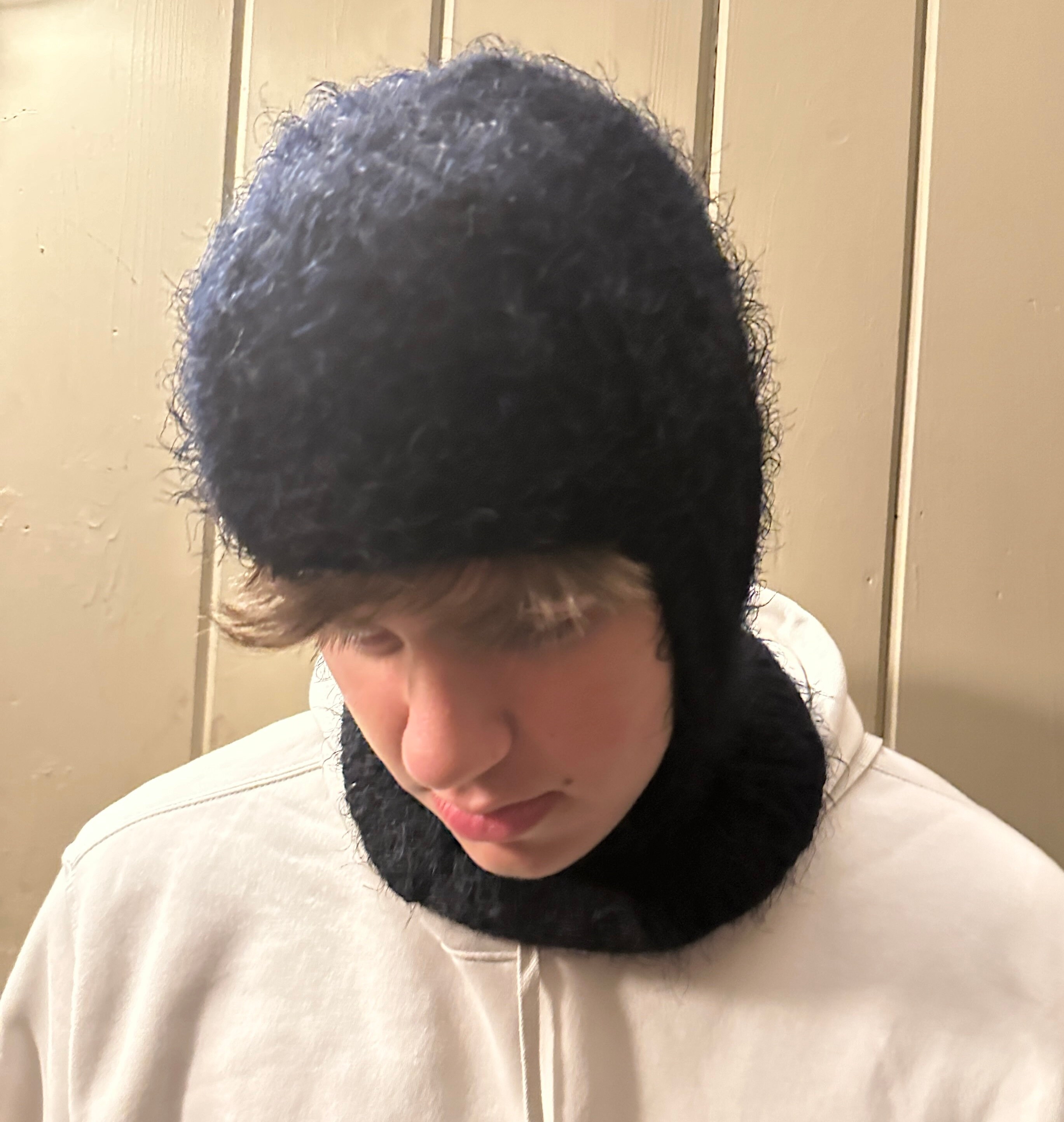 Balaclava Black Hat Hand Knit Unisex Bestseller Ski Helmet Popular Now ...
