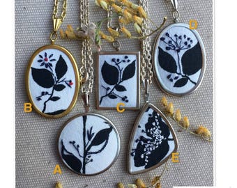 Textile Art Jewelry - Etsy