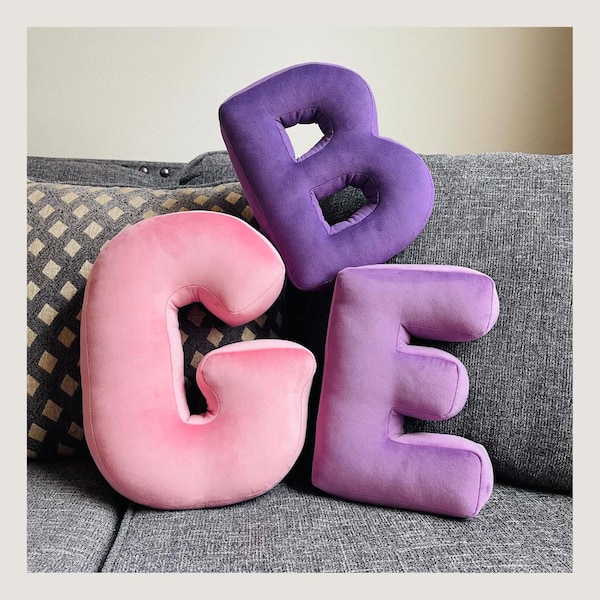 Alphabet Plushies - Etsy