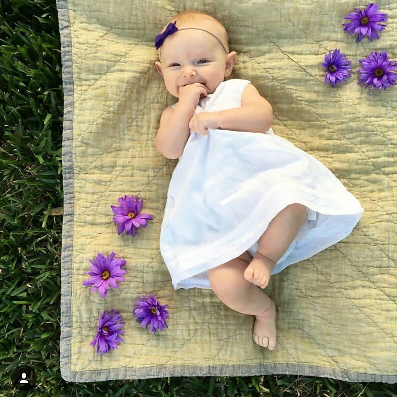 Newborn Bows Baby Mini Bow Nylon Headband or Alligator Clip - Etsy