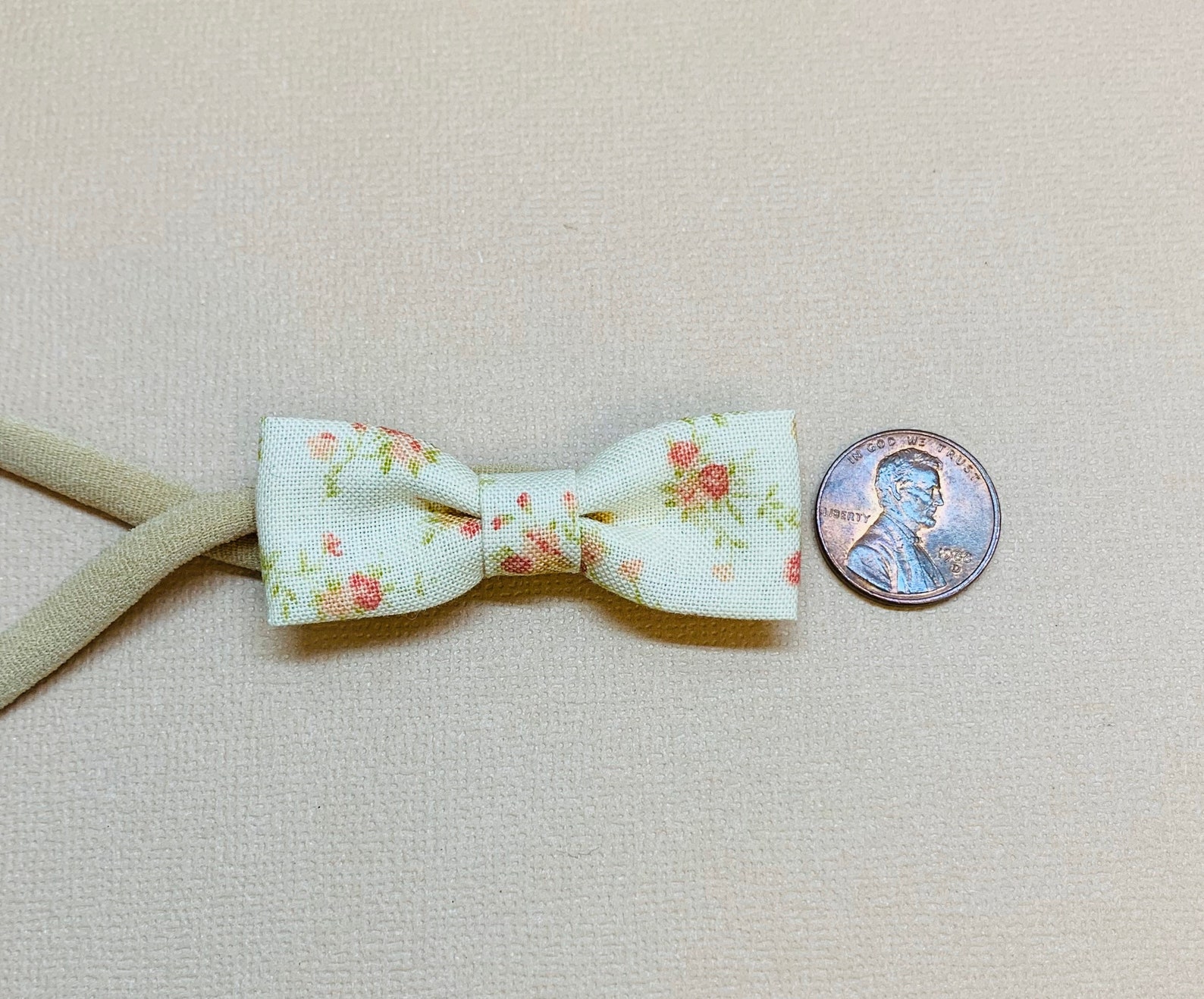 Newborn Bows Neutral Colors Tiny Bows Itty Bitty Bows Baby | Etsy