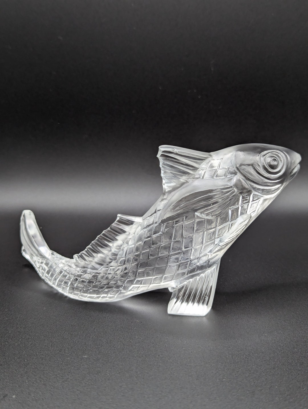 Baccarat Crystal Fish Bass Koi Figurine Vintage - Etsy