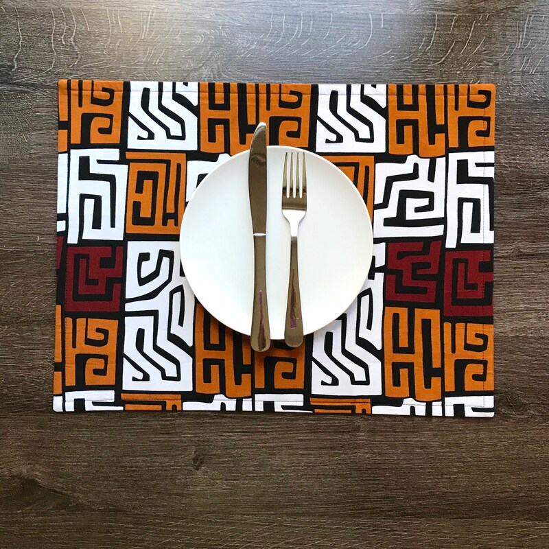African Placemats - Etsy