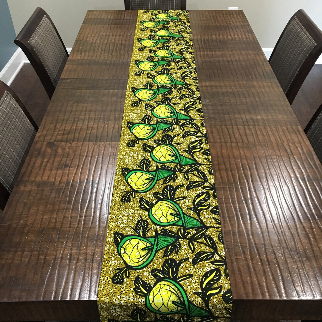 African Print Table Runner, Ankara Table Runner, Housewarming Gift ...