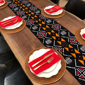 African Print Table Runner Ankara Table Runner Housewarming Gift ...