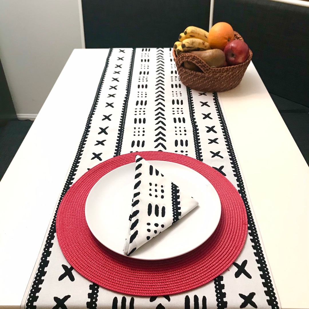 African Print Table Runner, Ankara Table Runner, Housewarming Gift ...