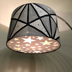 DIFFUSER ONLY, Stars Design Drum Lampshade Diffuser, Diffuser for Suspended Ceiling Lampshades ...
