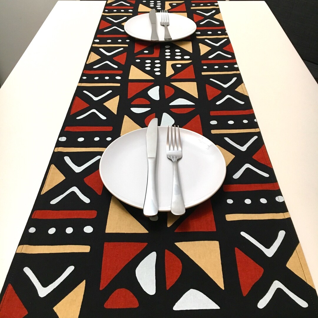 African Print Table Runner, Ankara Table Runner, Housewarming Gift ...