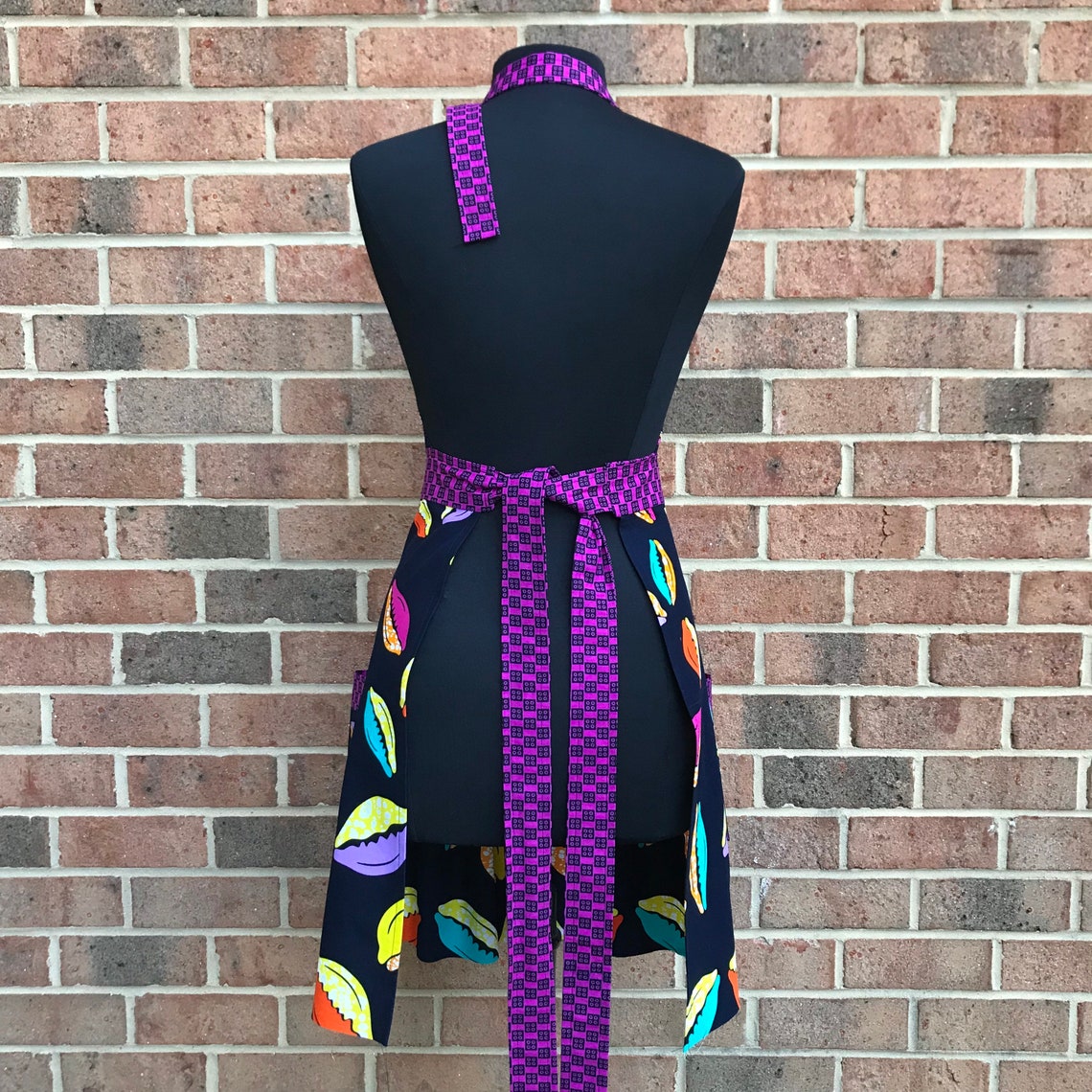 African Apron, Ankara Apron, Mixed Print Apron, Retro Apron, Vintage ...