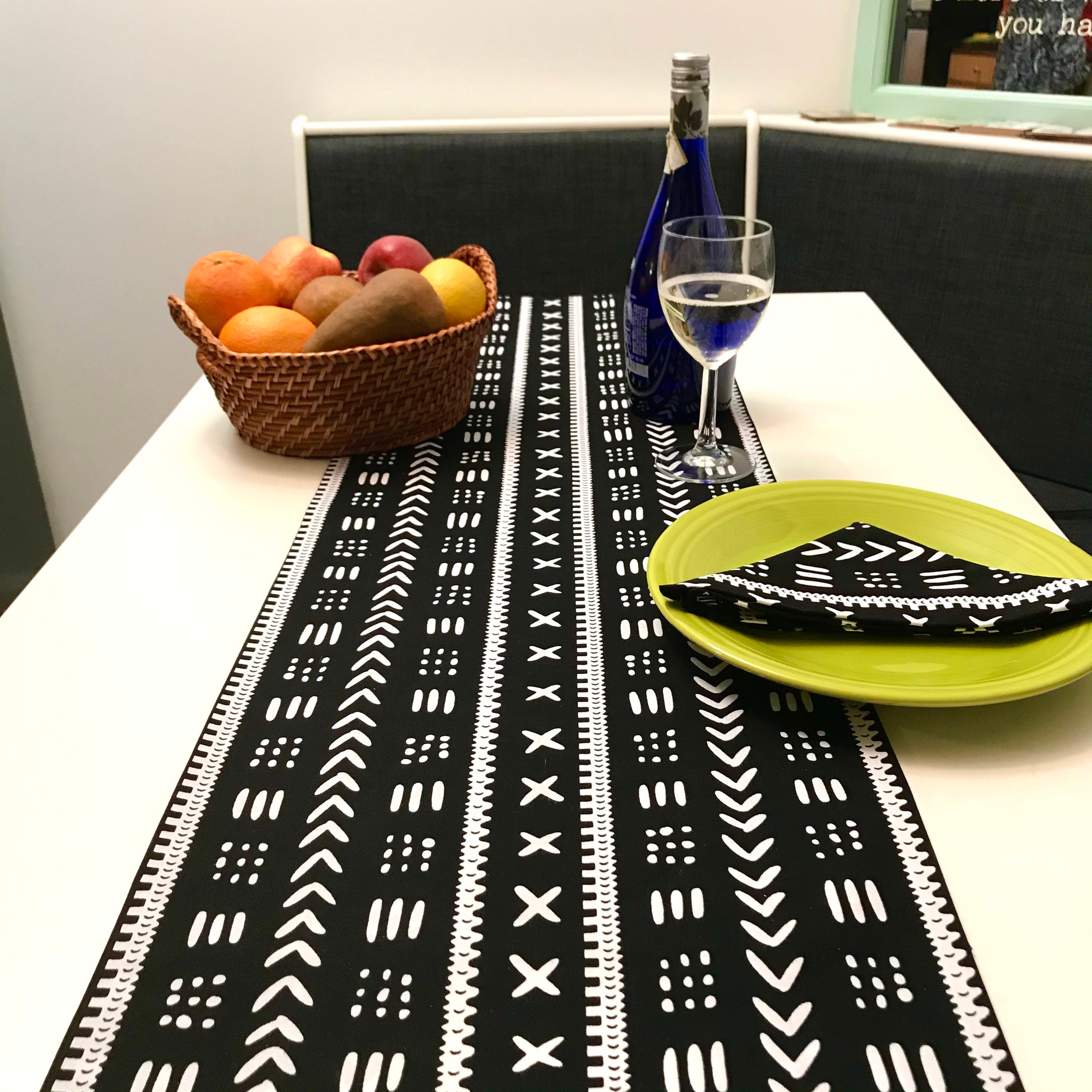 African Print Table Runner, Ankara Table Runner, Housewarming Gift ...