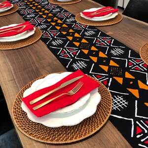 African Print Table Runner Ankara Table Runner Housewarming Gift ...