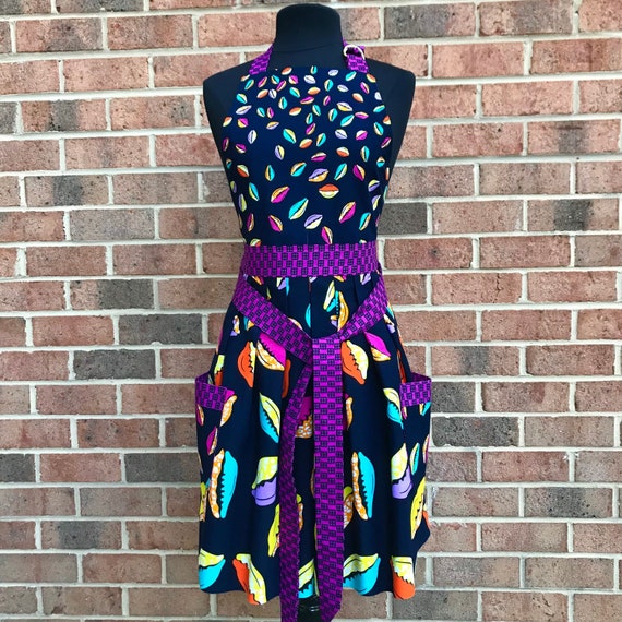 African Apron Ankara Apron Mixed Print Apron Retro Apron | Etsy