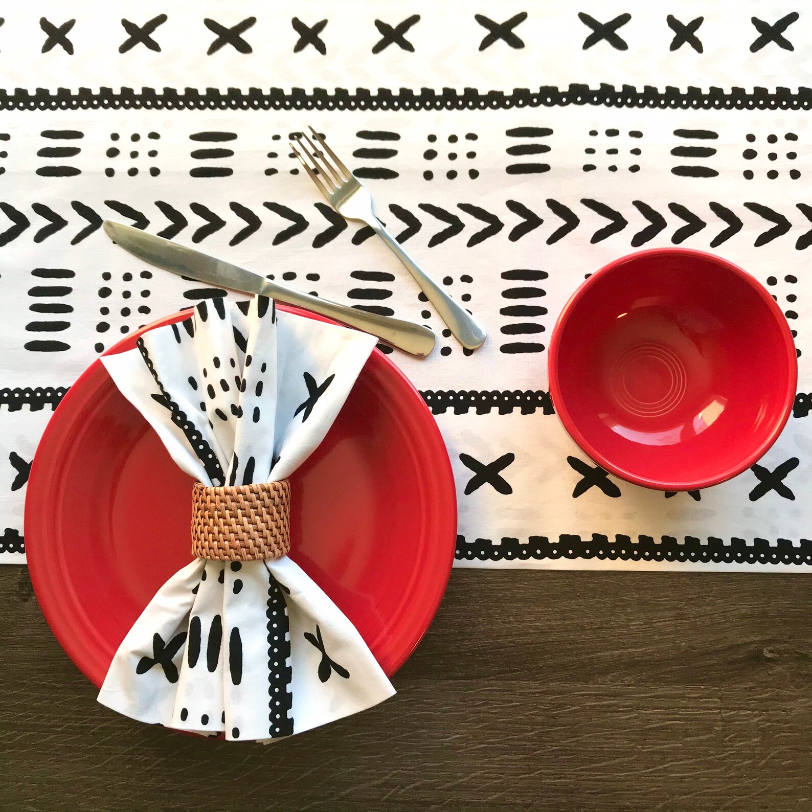 Ankara Table Napkins African Print Napkins Mudcloth Print - Etsy