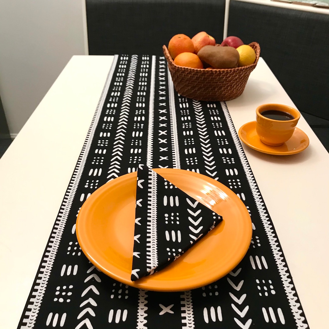 African Print Table Runner, Ankara Table Runner, Housewarming Gift ...