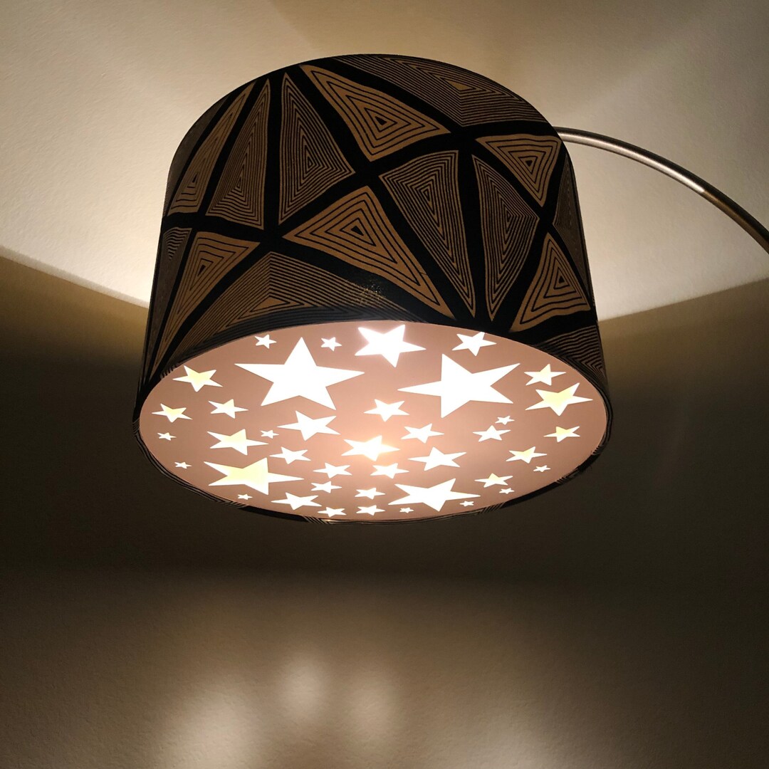 DIFFUSER ONLY, Stars Design Drum Lampshade Diffuser, Diffuser for ...