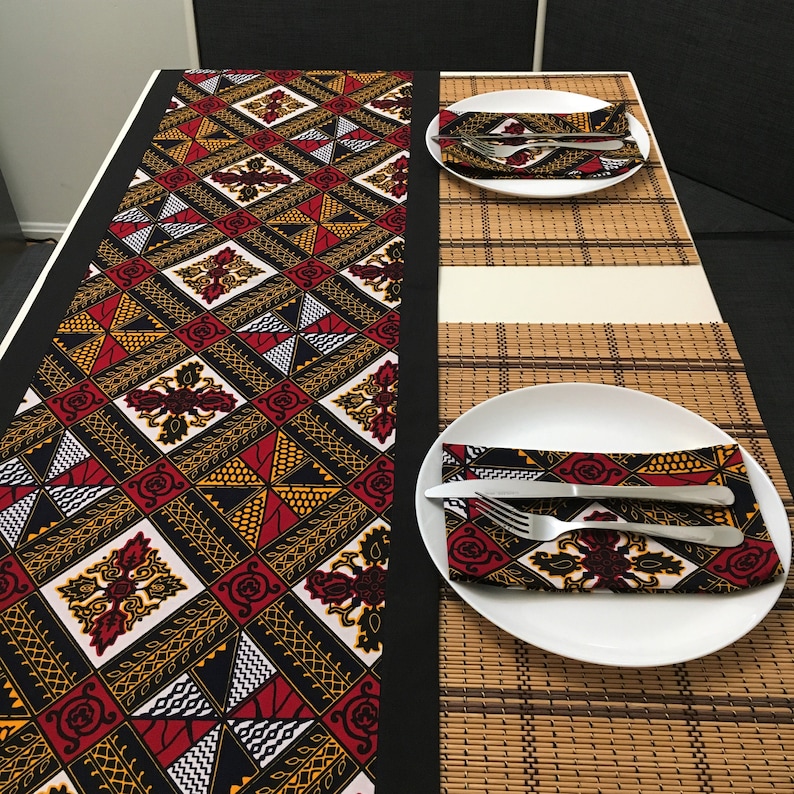 Ankara table napkins African print napkins tribal print | Etsy