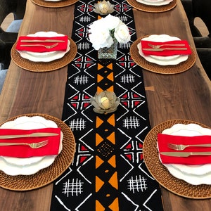 African Print Table Runner Ankara Table Runner Housewarming Gift ...