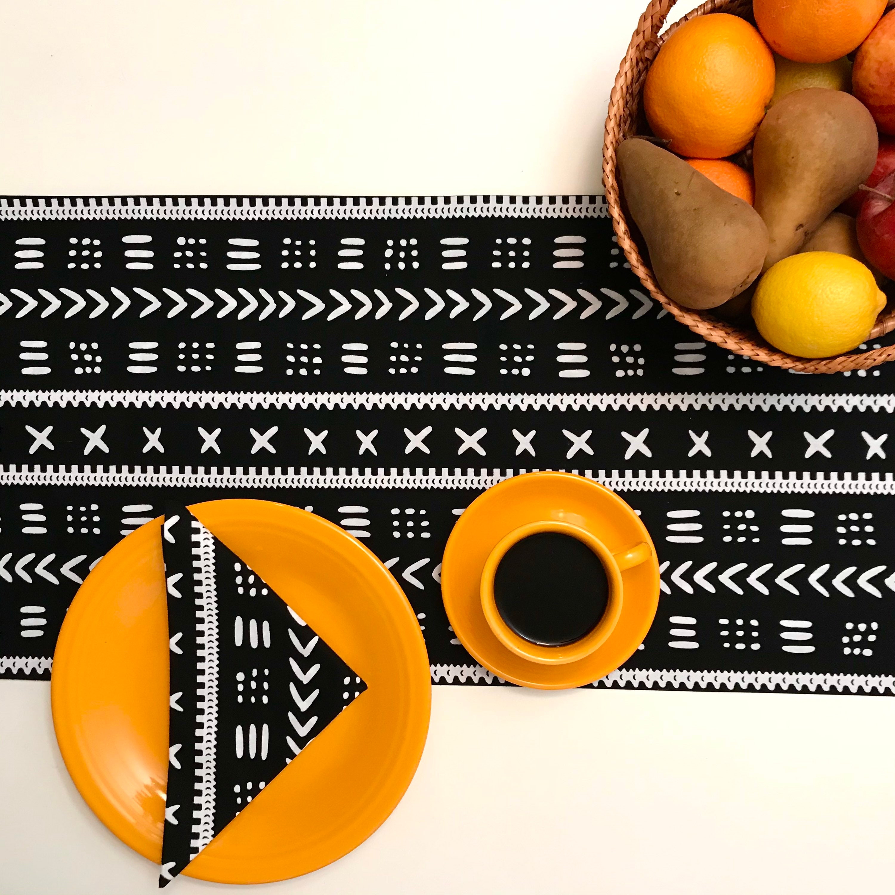 African Print Table Runner, Ankara Table Runner, Housewarming Gift ...