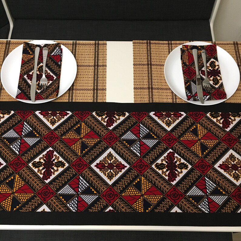 Ankara table napkins African print napkins tribal print | Etsy