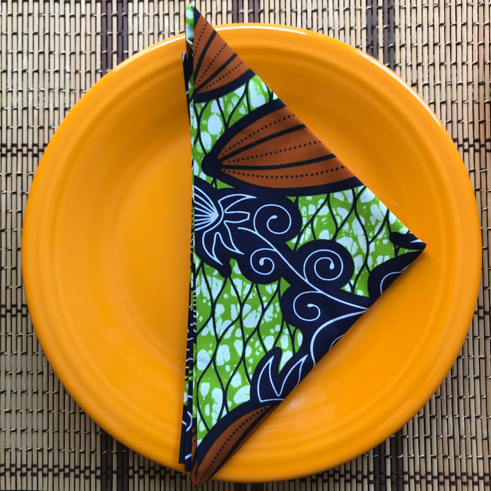 Ankara Table Napkins, African Print Napkins, Mudcloth Print Napkins ...